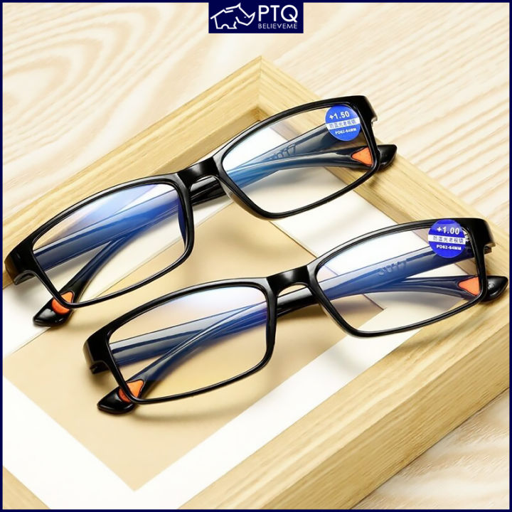 Reading Glasses for Men TR90 Eyewear Ultra Light HD Eyeglasses Resin HD ...