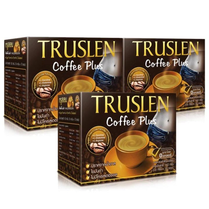 Truslen Coffee plus 10 (Sachets) ทรูสเลน คอฟฟี่ พลัส ช่วยเสริมสร้างมวล ...