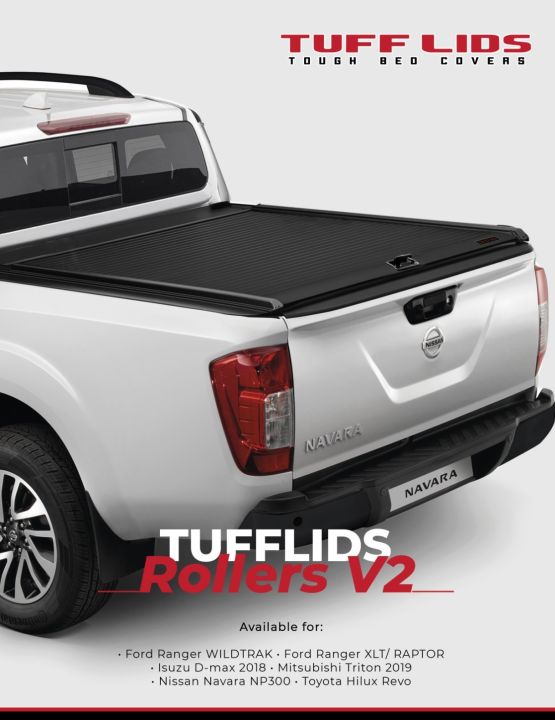 NISSAN NAVARA 2015 to 2025 ROLLER LID COVER TUFF LIDS BRAND THAILAND ...