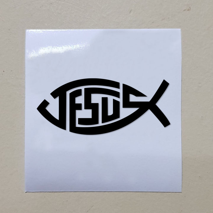 Jesus Fish Logo, vinyl cutout design 1 | Lazada PH