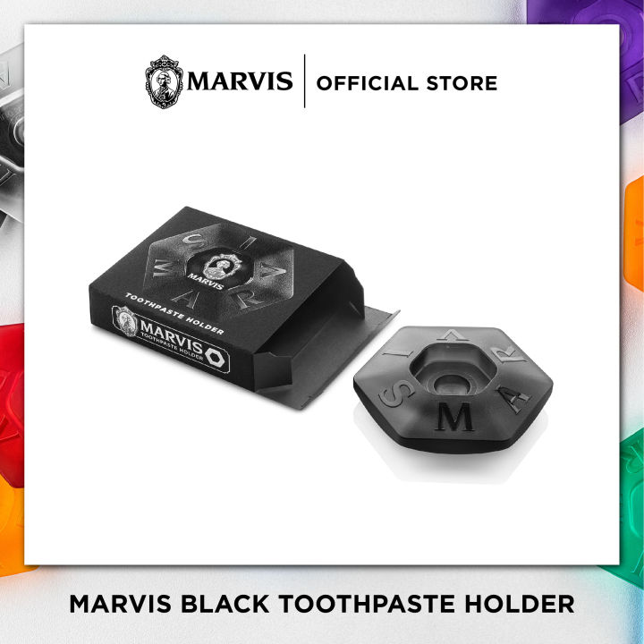 MARVIS BLACK TOOTHPASTE HOLDER / แท่นวางยาสีฟันมาร์วิส (สีดำ) | Lazada ...