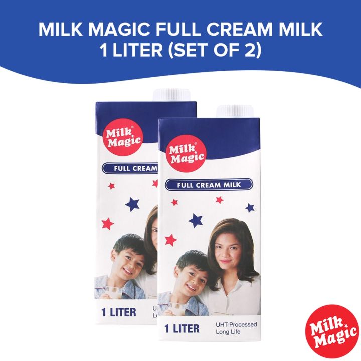 Milk Magic - Full Cream Milk 1 Liter (Set of 2) - EXP Date 8112024 ...