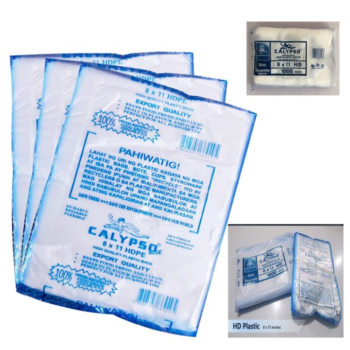 CASA VIDA Plastic Labo - Calypso 100Pcs #4501 High Quality 8x11 Plastic ...