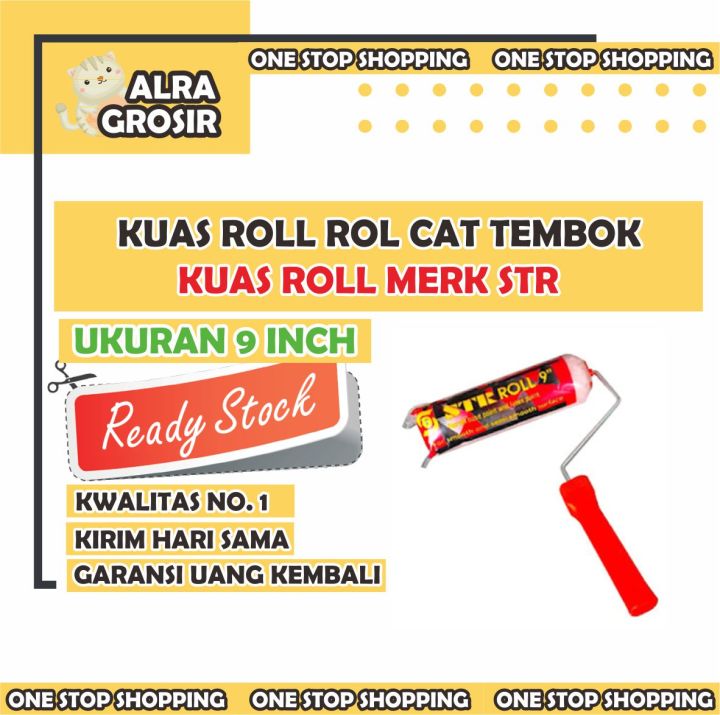 Kuas Roller Cat Tembok KUAS ROLL ROL CAT TEMBOK MINYAK Paint Roller 9 ...