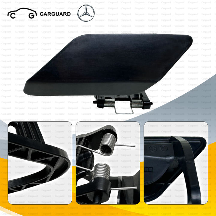 ฝาปิดสเปรย์ตัวล้างโคมหน้ารถยนต์กันชนหน้าสำหรับ Mercedes Benz E-Class ...