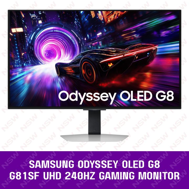 Samsung Odyssey OLED G8 G81SF UHD 240Hz Gaming Monitor - 24-in, Odyssey ...