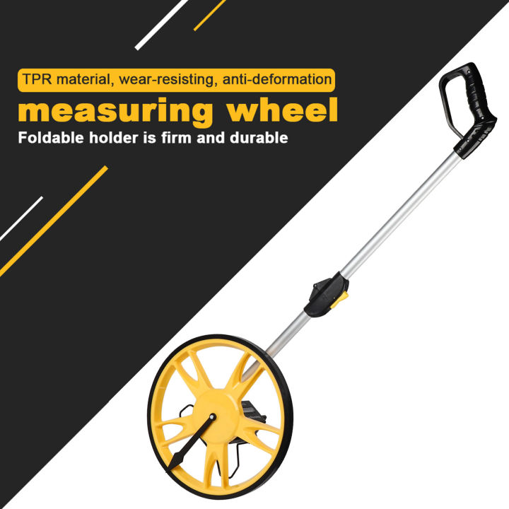 Mechanical Distance Measuring Wheel anti deformation Foldable Measure ...