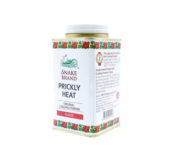 SNAKE BRAND Prickly Heat Original Cooling Powder Classic 140g | Lazada PH