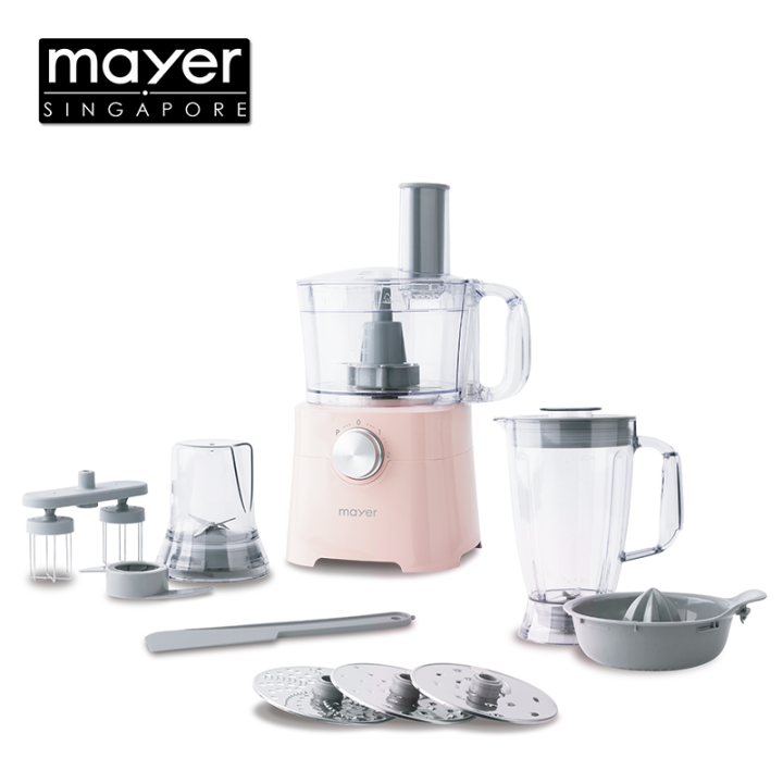 Mayer Multi-Functional Food Processor MMFP402 - Pink/ White/ Food ...