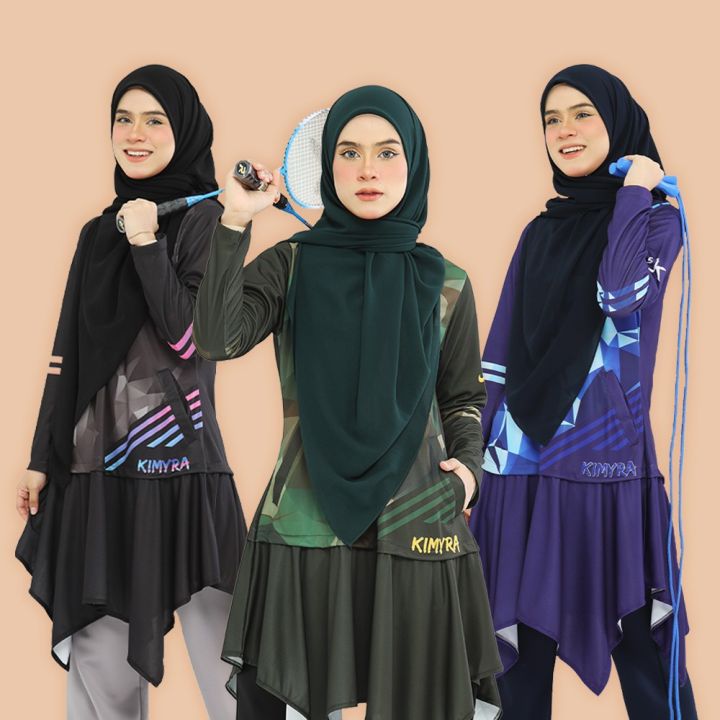 [SHIRT ONLY] Kimyra Kimtuniq Perwira Collection Jersey Muslimah ...