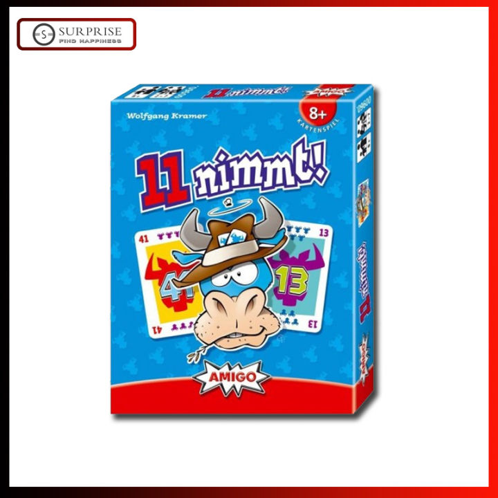 Card Game 11 Nimmt！Board Game 2-7 Players Mathematical Party Game | Lazada