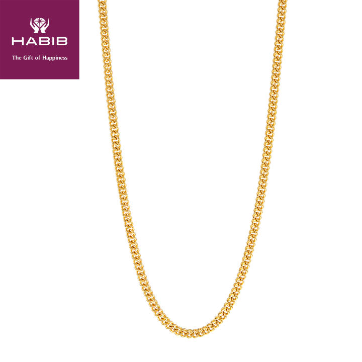 HABIB 916/22K Yellow Gold Necklace GC015 | Lazada