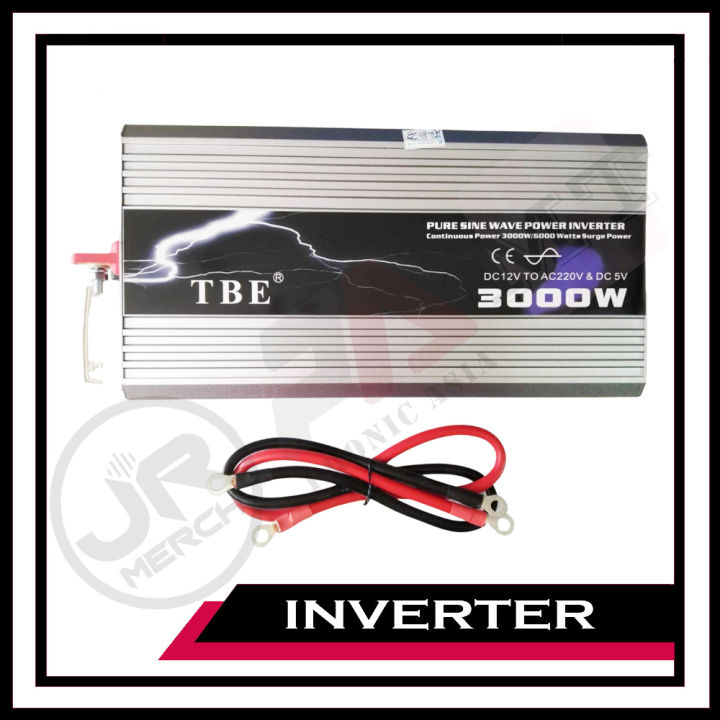 TBE PURE SINEWAVE 3000 WATTS INVERTER (TBE-3000W) | Lazada PH
