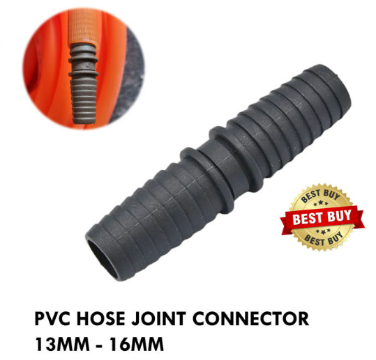 Plastic Garden Hose Joint Penyambung Pipe Getah 13-16mm Hose Connector ...