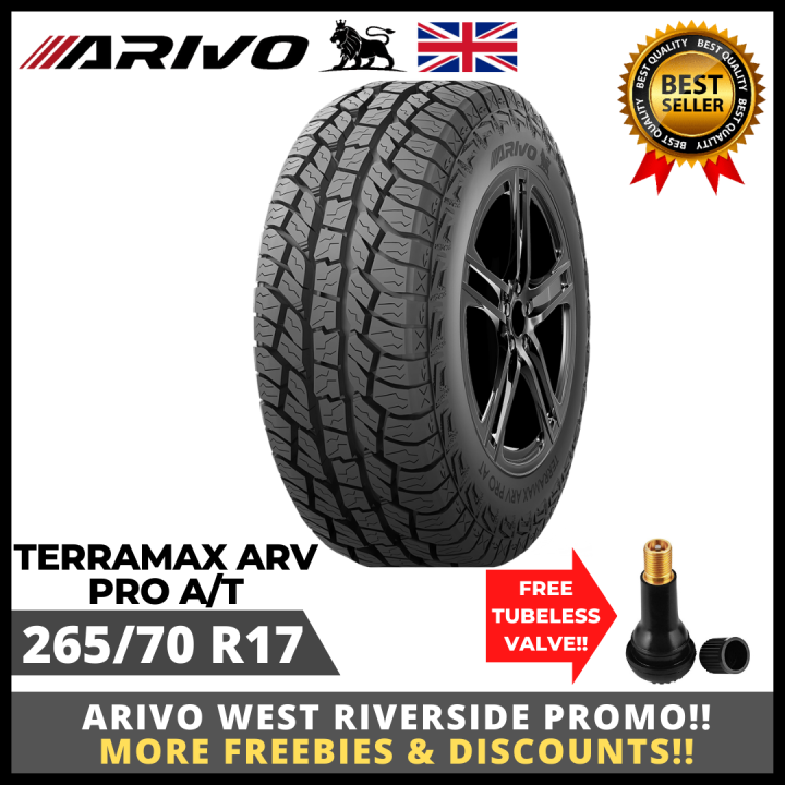 ARIVO 265/70 R17 115S (TERRAMAX ARV PRO A/T) | Lazada PH