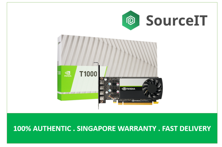NVIDIA T1000 4GB (Turing) / NVIDIA A1000 8GB (Ampere) Graphic Card - 3 ...