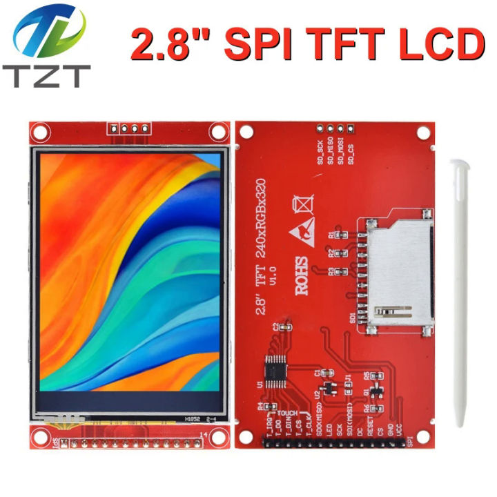 240X320 2.8 "SPI TFT LCD Touch Panel โมดูลพอร์ตอนุกรมที่มี PBC ILI9341 ...