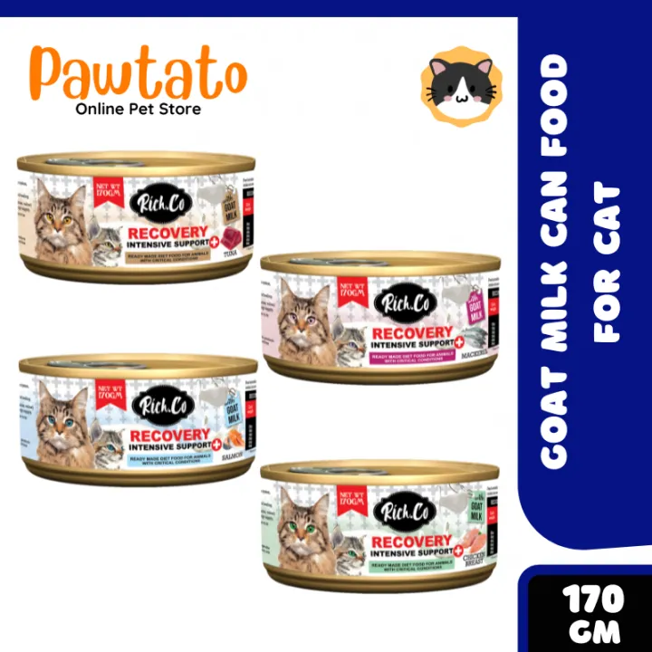 Rich.Co Recovery Intensive Support Cat Can Food with Goat Milk 170g ...