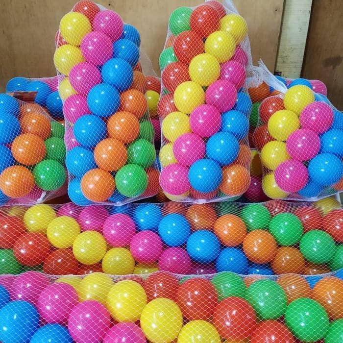 JE.ID MAINAN BOLA WARNA WARNI PLASTIK 25pcs Mandi Bola Anak Mainan ...