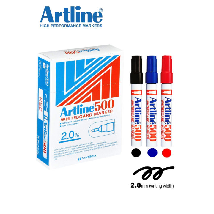 ARTLINE 500 White Board Marker Pen Whiteboard Marker 2.0mm / MONAMI 220 ...