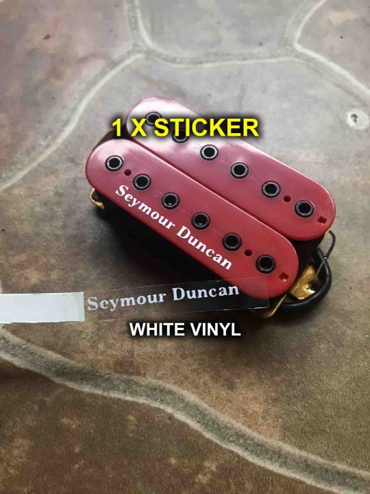 Sticker Tempel Pickup Tulisan Seymour Duncan For Humbucker Single ...
