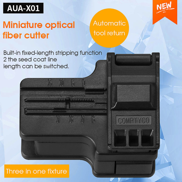 FTTH Fiber Optic Cutter Tool Kit Tungsten Steel Optical Fiber Cleaver ...