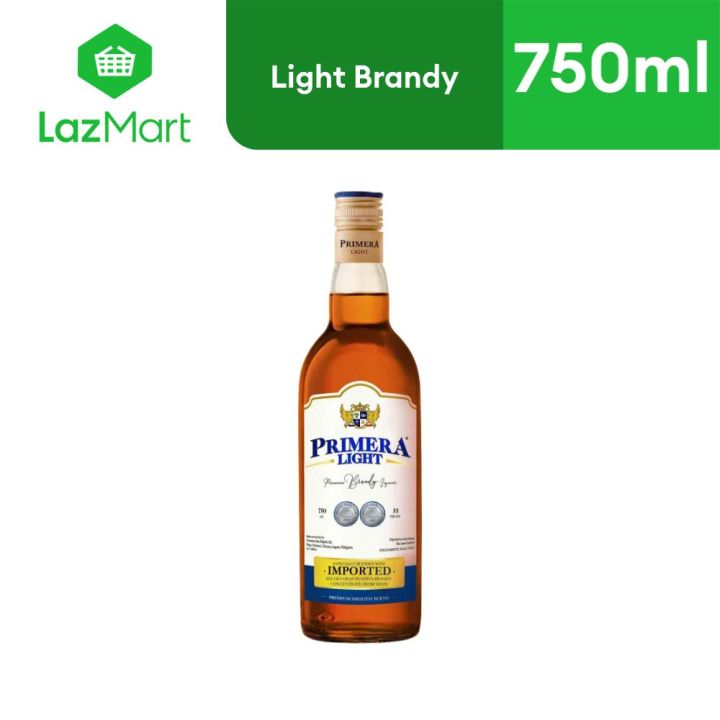Primera Light Brandy 750ml with FREE POUR SLEEVE | Lazada PH