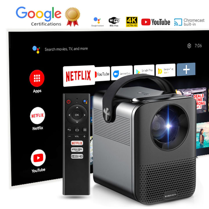 Projector 4k Ultra HD Original Certified Android System 10.0 200 ANSI ...