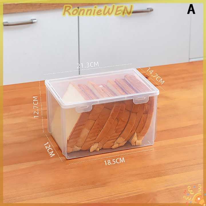 [RonnieWEN] Bread Container Storage Box Kitchen Dispenser Bread Boxes ...