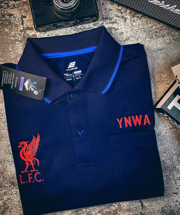 เสืิอโปโลปักโลโก้ทีมลิเวอร์พูล YNWA | Lazada.co.th