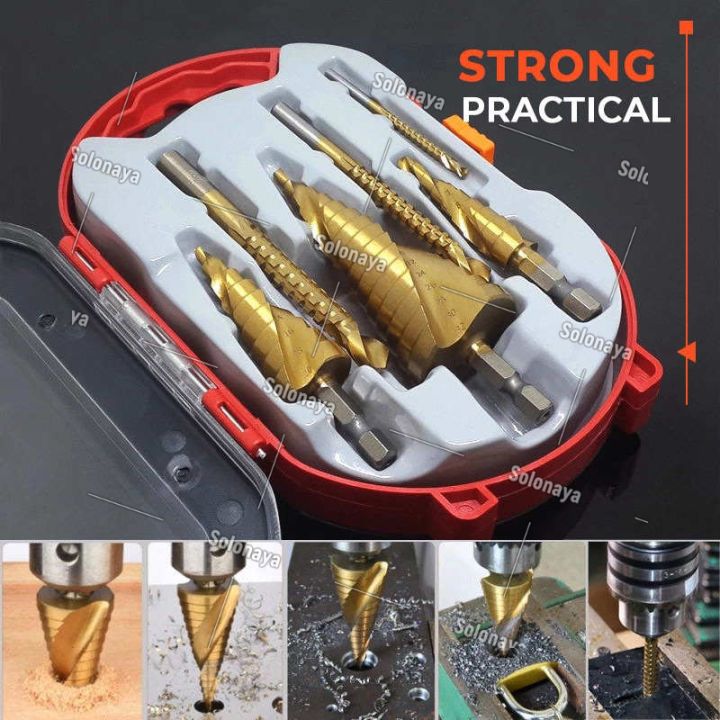 Mata Bor Multi Step Pagoda Tangga Payung Drill Bits Size Ukuran Ragam ...