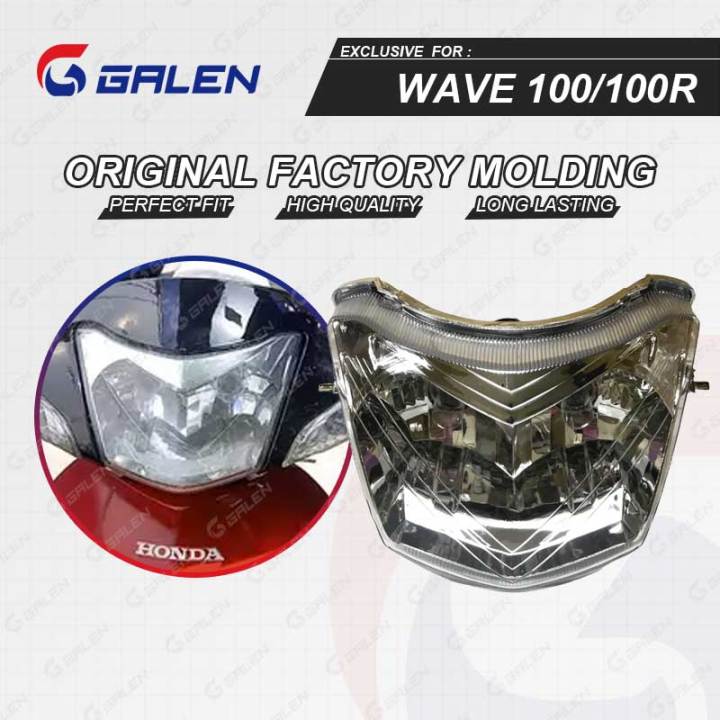 Headlight Honda Wave 100 100R Motorcycle Stock Head Light | Lazada PH
