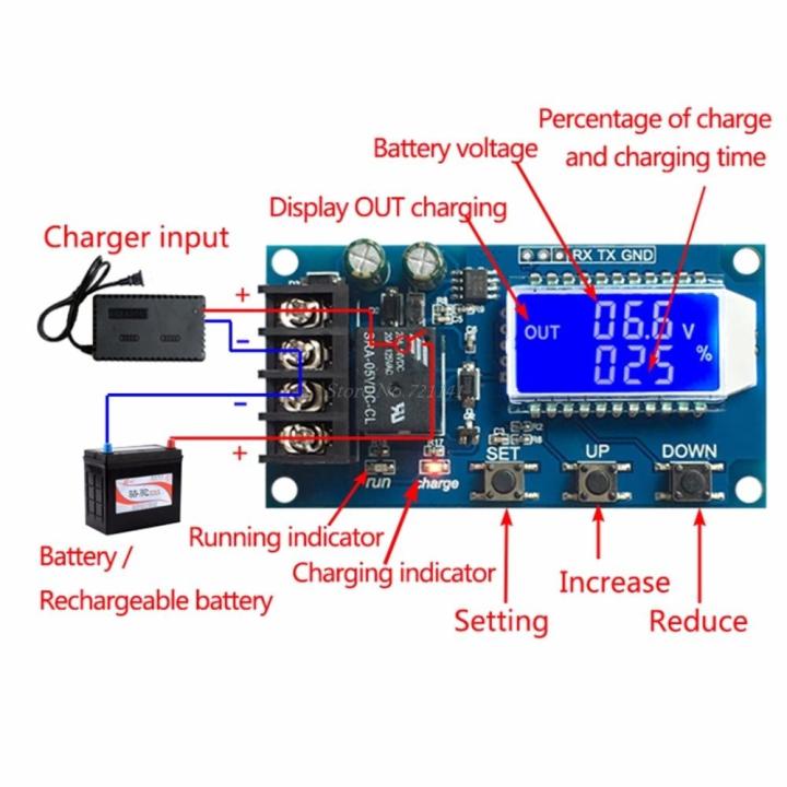 1pcs 10A 6-60V Battery Charger Control Module Overcharge Protection ...