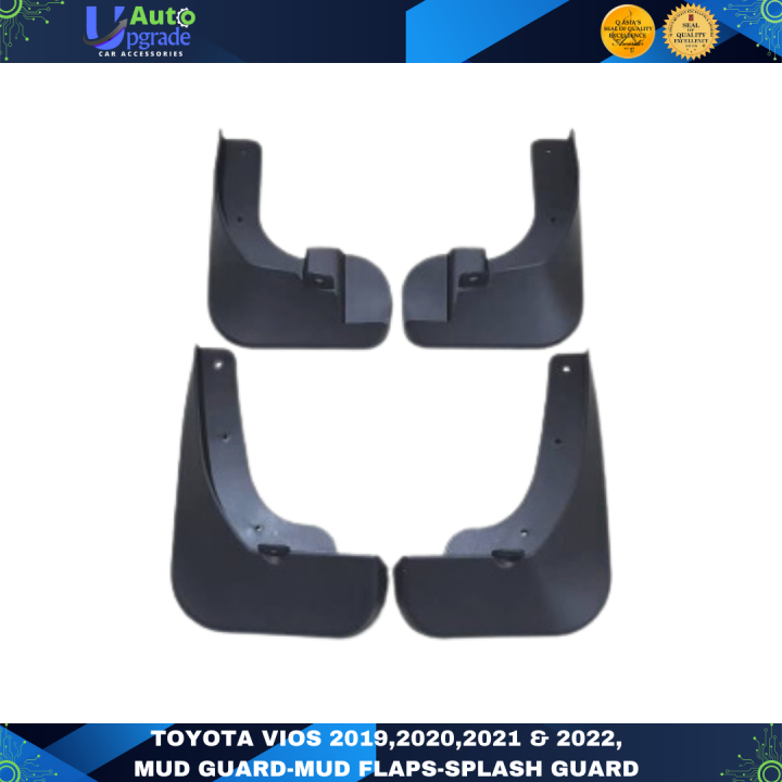 Toyota Vios 2019,2020,2021 & 2022,Mud Guard - Mud Flaps - Splash Guard ...
