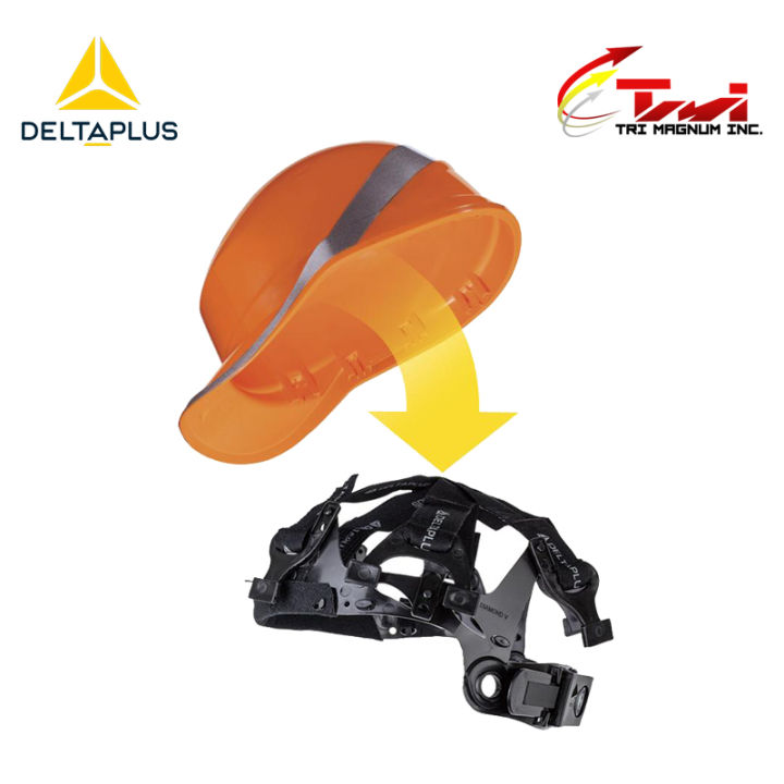 Delta Plus HARNESS V Replacement Harness for Diamond V Hard Hat ...