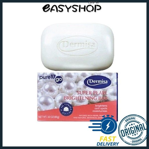 EXP Date 2028 Dermisa Super Pearl Brightening Bar 85g 美國珍珠淡斑皂 | Lazada