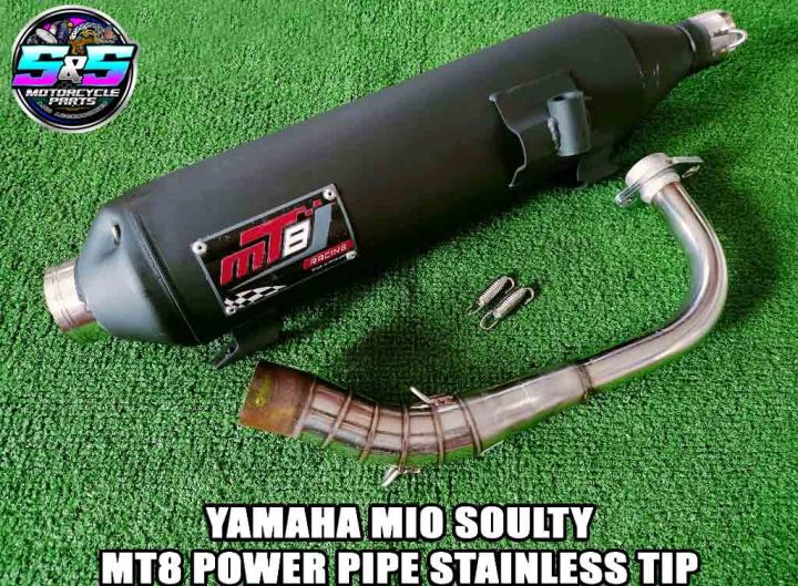 MT8 YAMAHA MIO SOULTY POWER PIPE STAINLESS TIP | Lazada PH