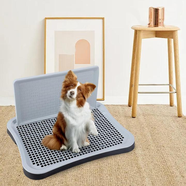 Meowhouse Pet Training Toilet Tray Easy to Clean Lattice Dog Potty Tray ...