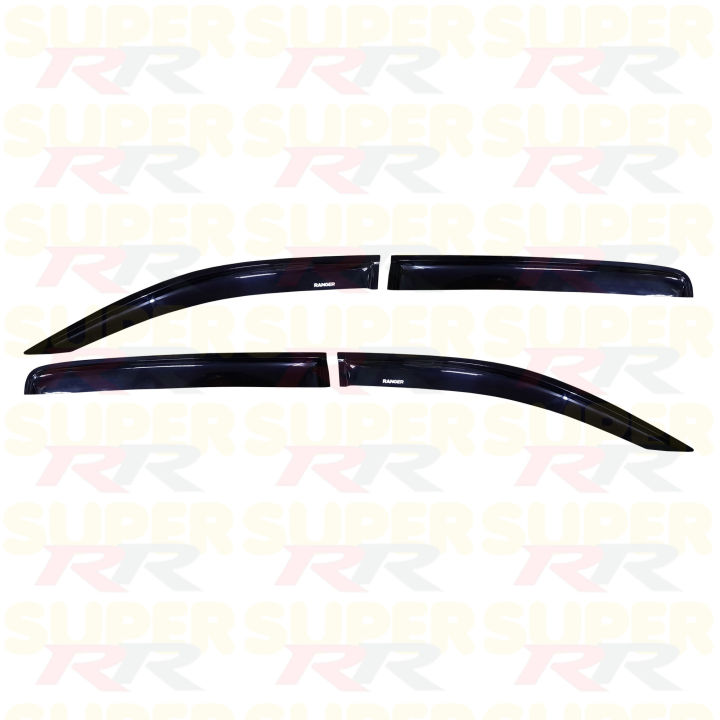 Ford Ranger T6 T7 4Door (2012 2015) Big (10cm Width) Window Door Visor ...