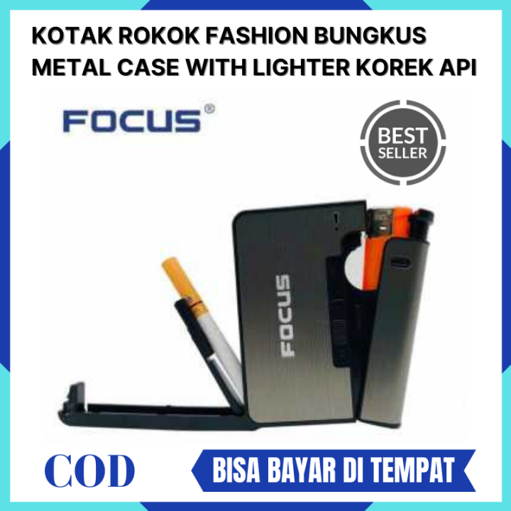 BISA COD - [Firetric] Kotak Rokok Fashion Bungkus Metal Case with ...