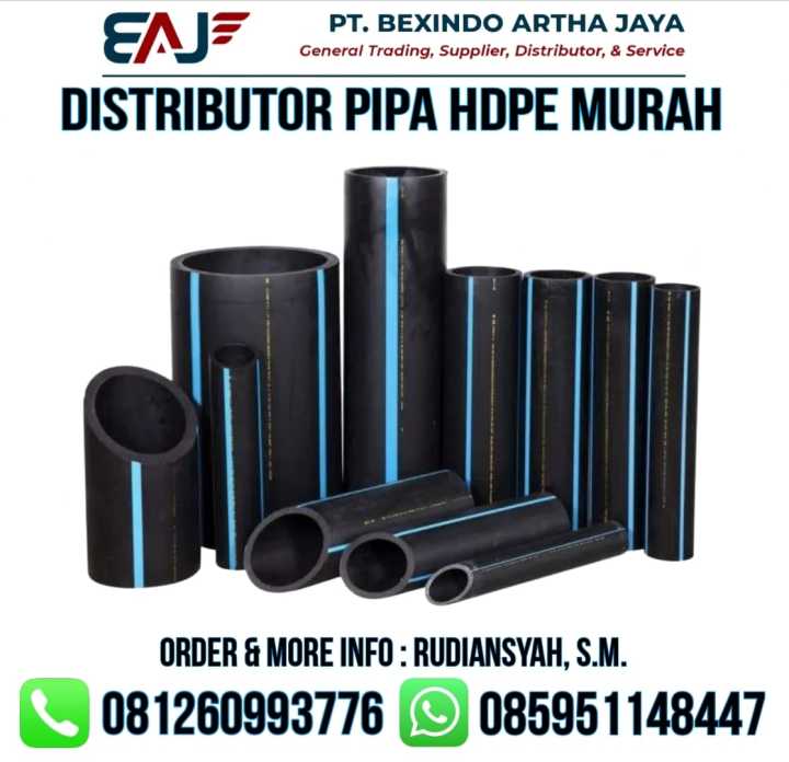 Pipa HDPE Rucika 12 Inch PN 10 Tebal Pipa 18,70 mm, OD 315 mm ...