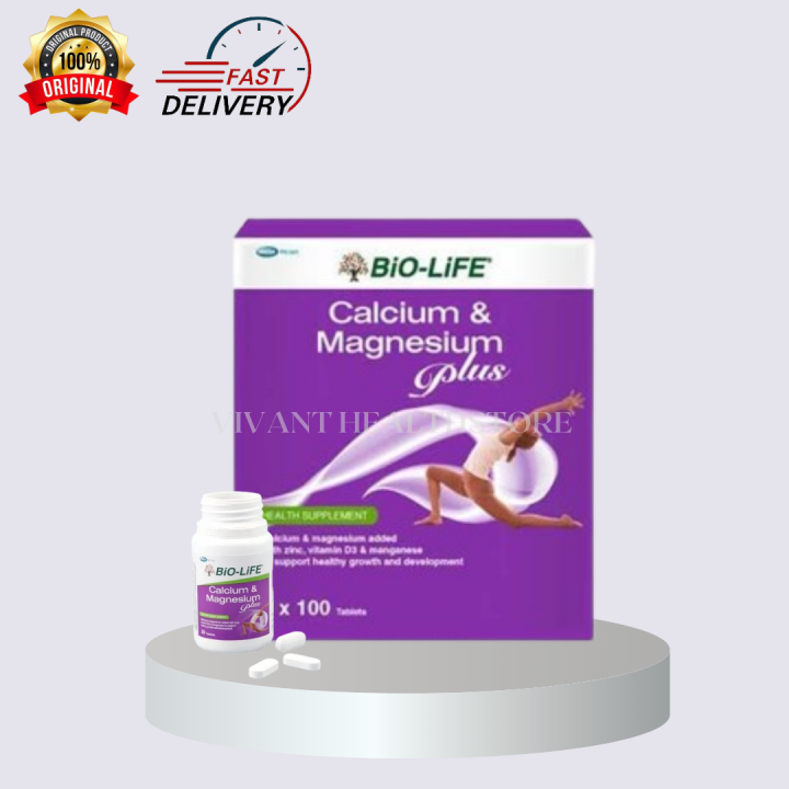Biolife Calcium & Magnesium Plus Tablets 2 x 100's | Lazada