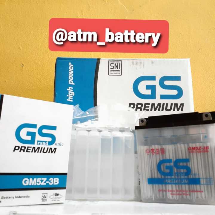 Aki Basah Yamaha Mio Sporty / Mio F1 / Mio Smile GM5Z KIT GS/ AKI MOTOR ...