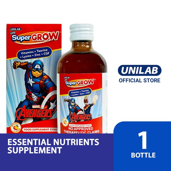 UHP Supergrow® Marvel-themed Vitamins and Minerals 120mL Syrup ...