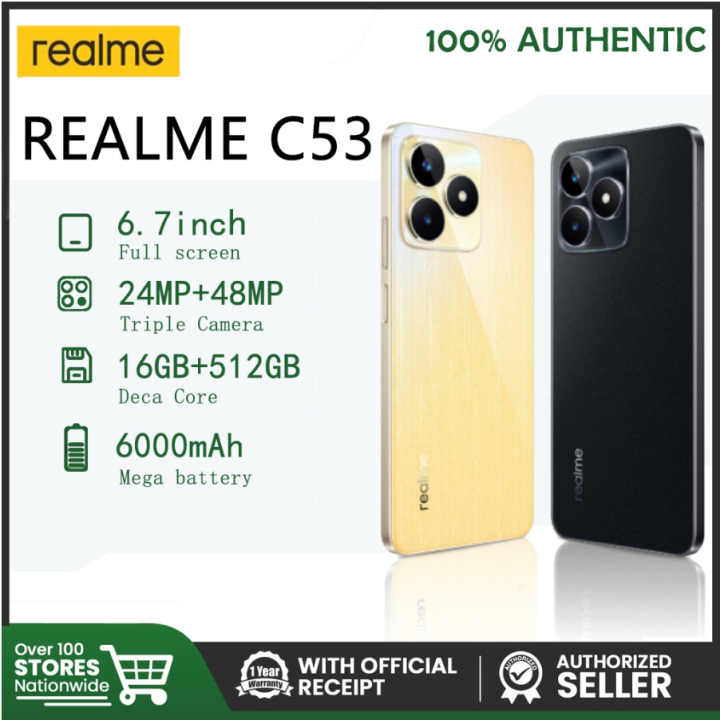 【COD】Realme C53 Original Mobile Phone 100% Brand New Smartphone 16GB ...