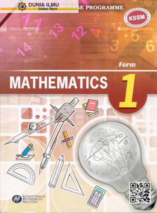 Buku Teks Mathematics Form 1 DLP KSSM (TB Form 1) | Lazada