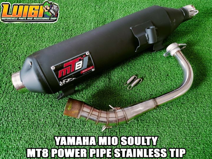 MT8 YAMAHA MIO SOULTY POWER PIPE STAINLESS TIP | Lazada PH