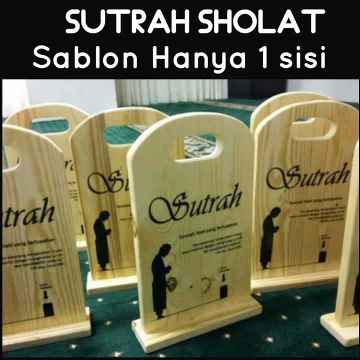 Sutrah Sholat - Sutroh Pembatas solat - Shalat Sunah Nabi | Lazada ...