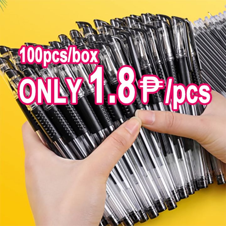 100pcs Ball pen black 0.5mm ballpoint pen refill wholesale bullet Head ...