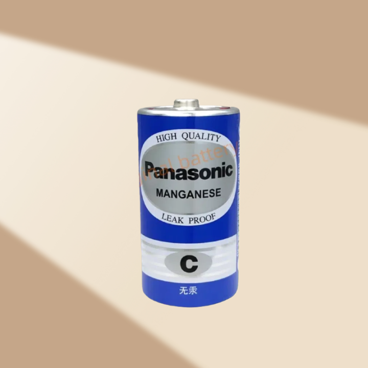 Panasonic No. 2 Battery Type C Carbon Medium R14NU 1.5V Robot Vacuum ...